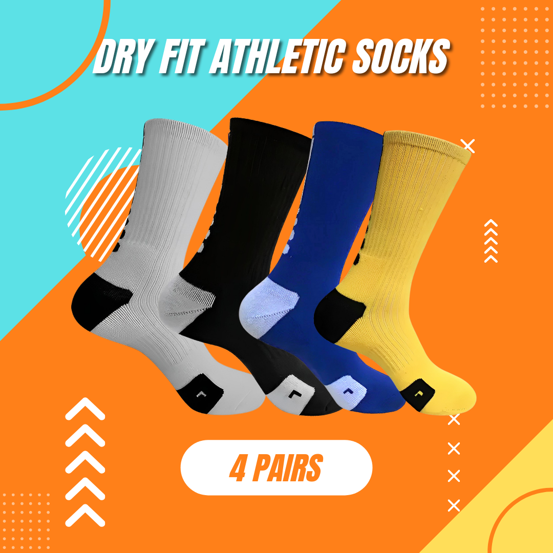 Dry Fit Athletic Socks – Rock Ya Sox